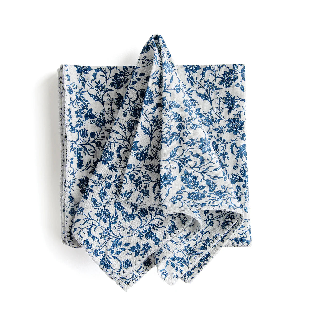 Bella Blue Dinner Napkins | Coastal Dining – The Coastal Compass • Home ...