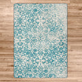 Fine Floral Blue Rug | Coastal & Beach Rugs | Coastal Compass – The ...