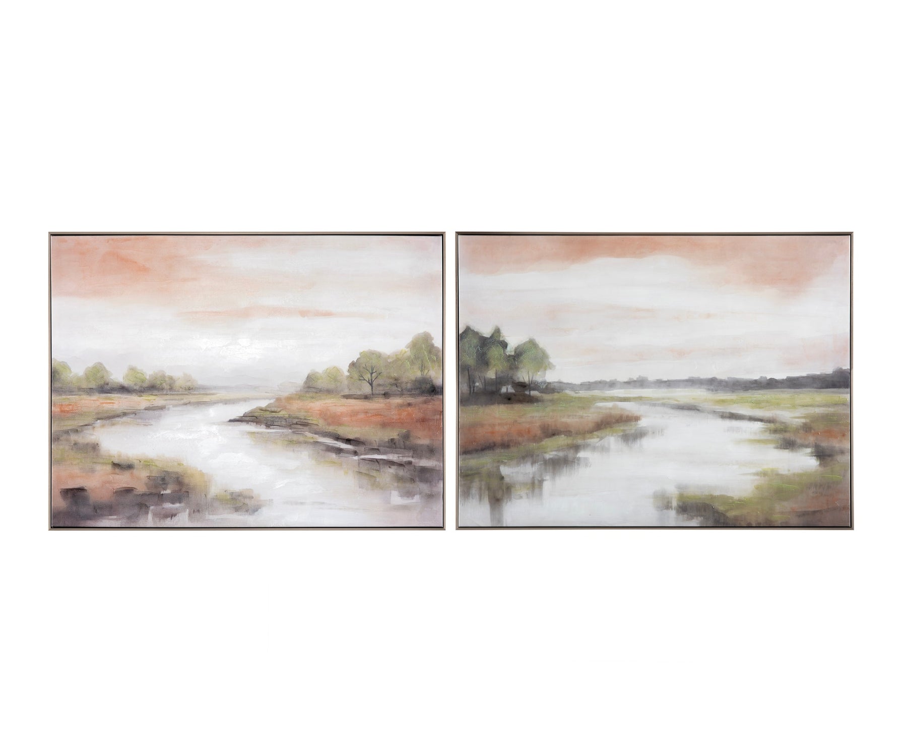 Rivers A Flowin' Canvas Painting | Artwork | Coastal Compass Decor ...