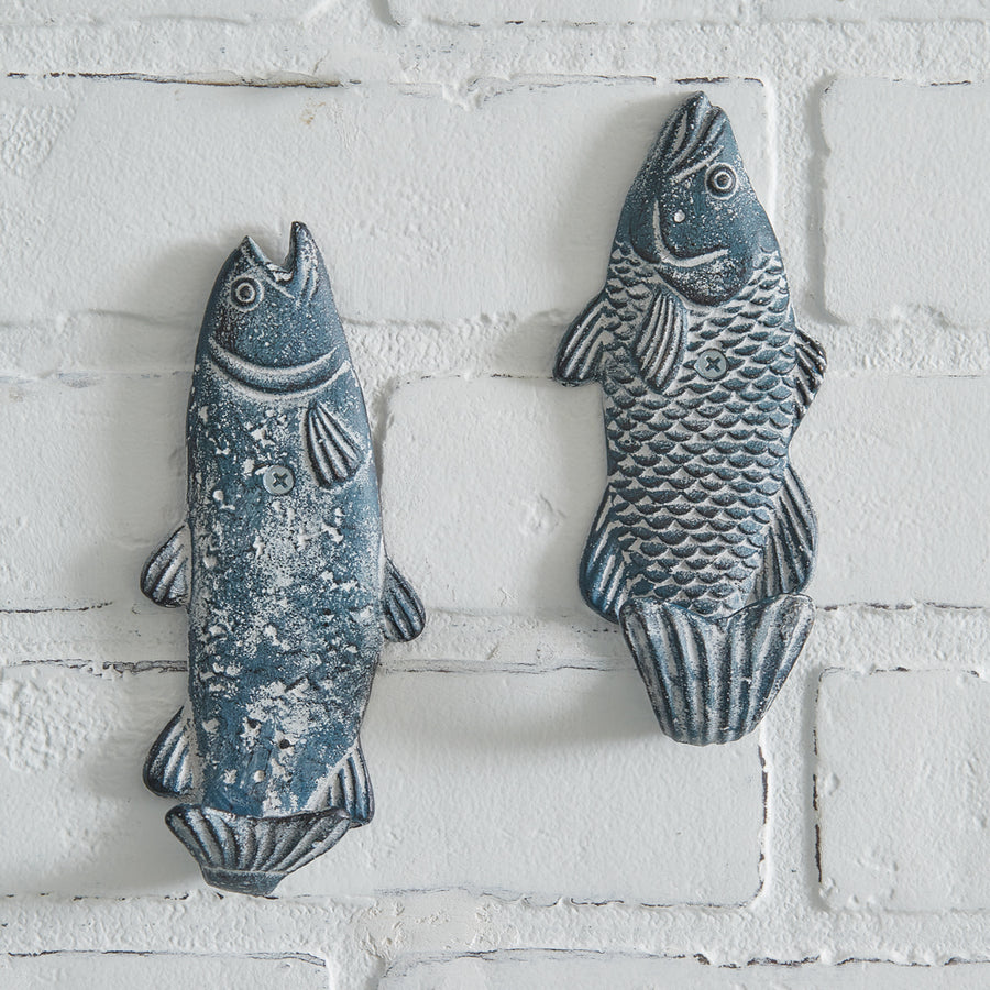 Swimming Fish Hooks | Wall Decor | Coastal Compass Home Decor – The ...