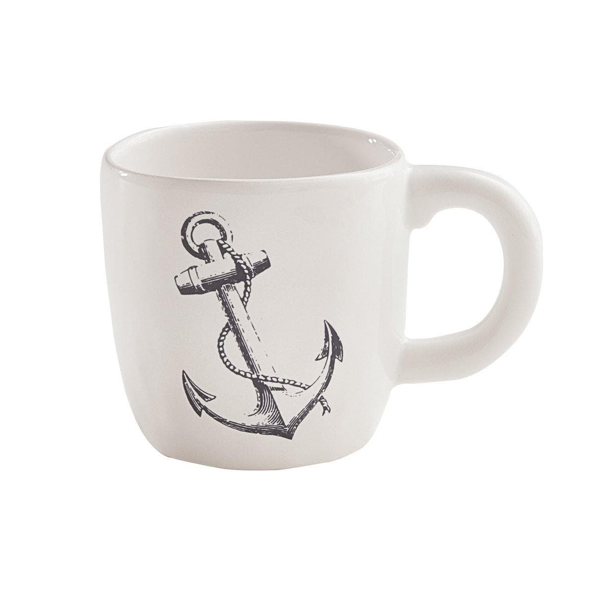 Anchor Rope Coffee Mug | Coastal Cups | Coastal Compass Home Decor ...
