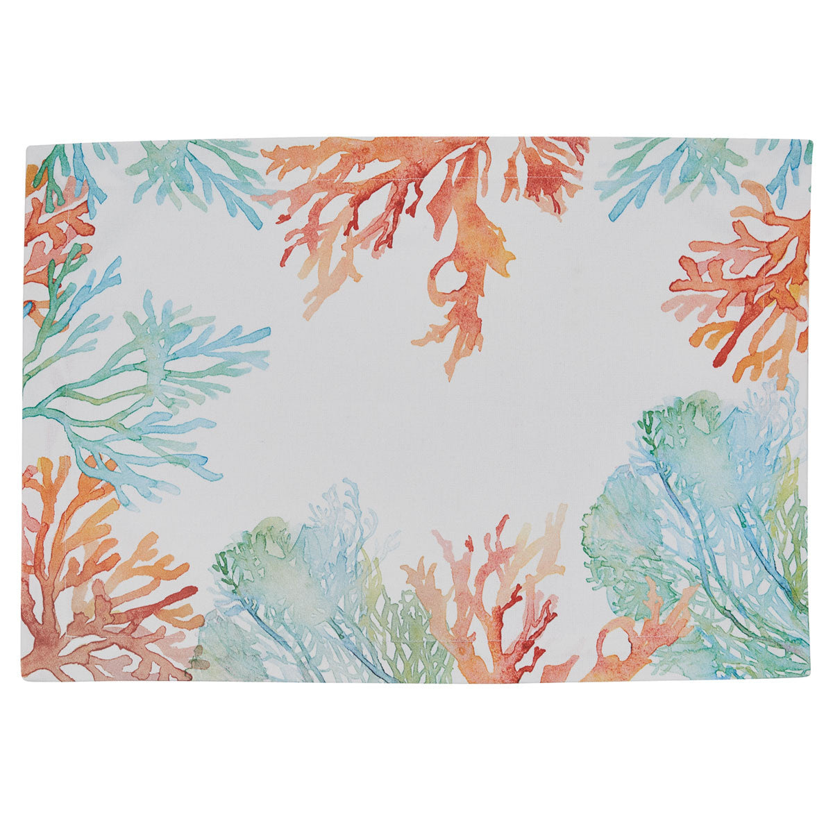 Coral Reef Placemat Set | Table Linens | Coastal Compass Home Decor ...