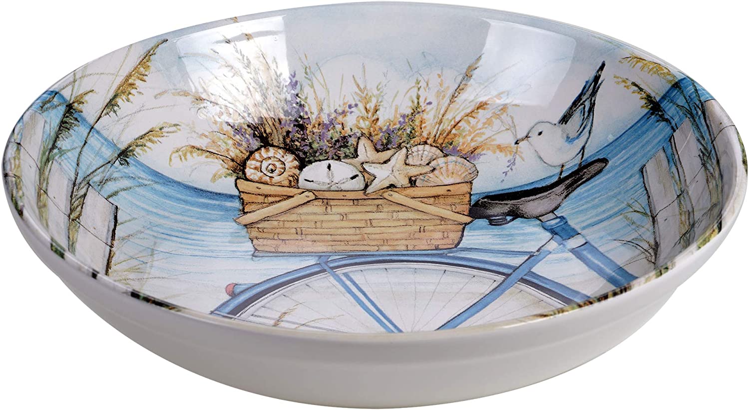 Ocean Side Serving Bowl | Serve ware | Coastal Compass Home Decor – The ...