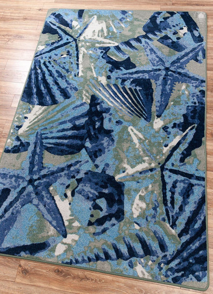 Nautical Rugs | Coastal & Beach Rugs | Coastal Compass Home Decor – The ...